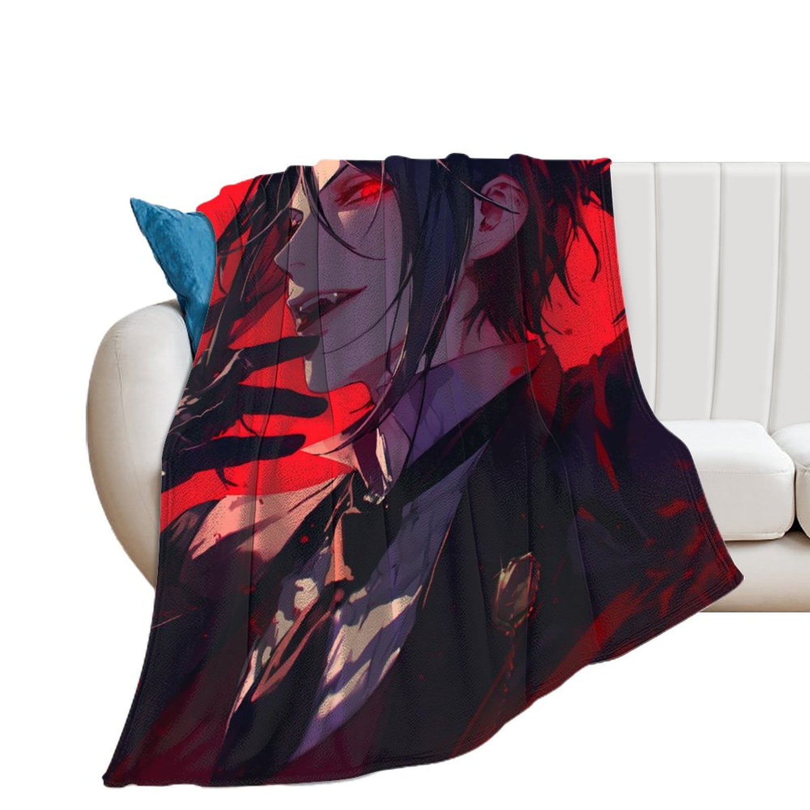 Black Butler Throw Blanket Flannel Anime for Girls Boys Men Women ...
