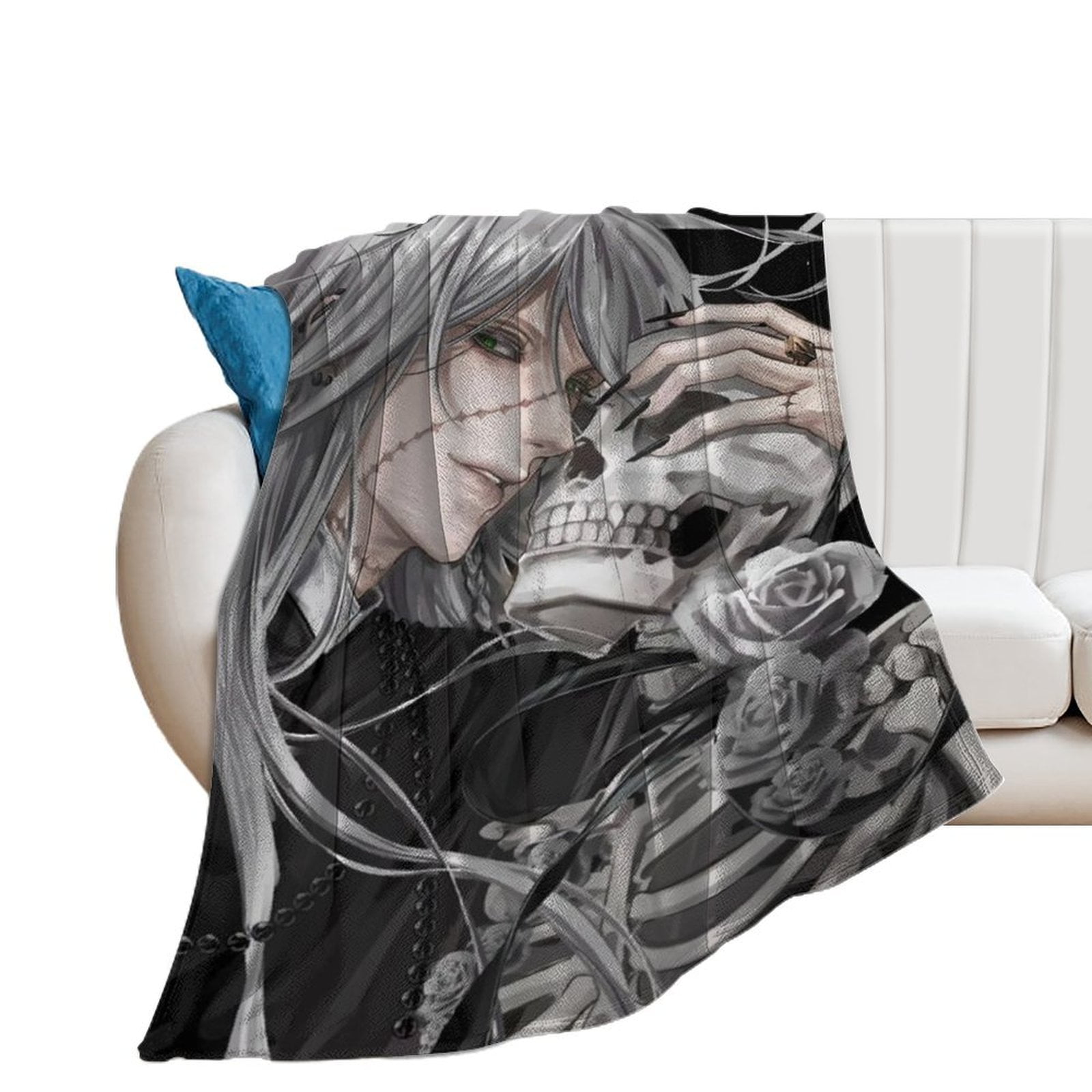 Black Butler Throw Blanket Flannel Anime for Girls Boys Men Women ...