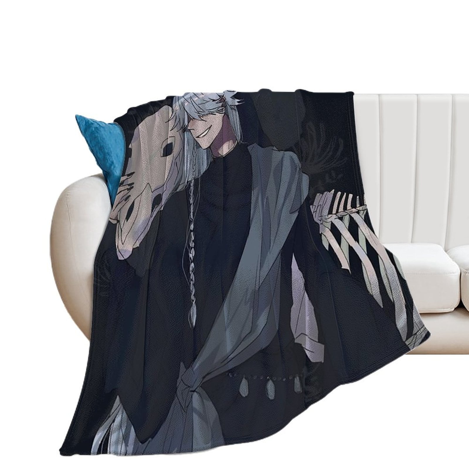 Black Butler Throw Blanket Flannel Anime for Girls Boys Men Women ...