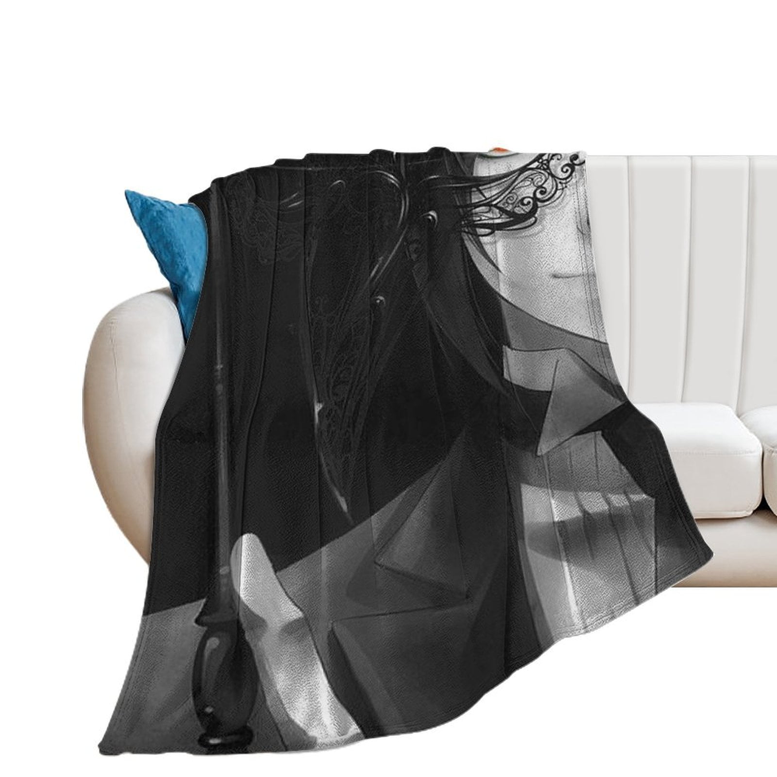 Black Butler Throw Blanket Flannel Anime for Girls Boys Men Women ...