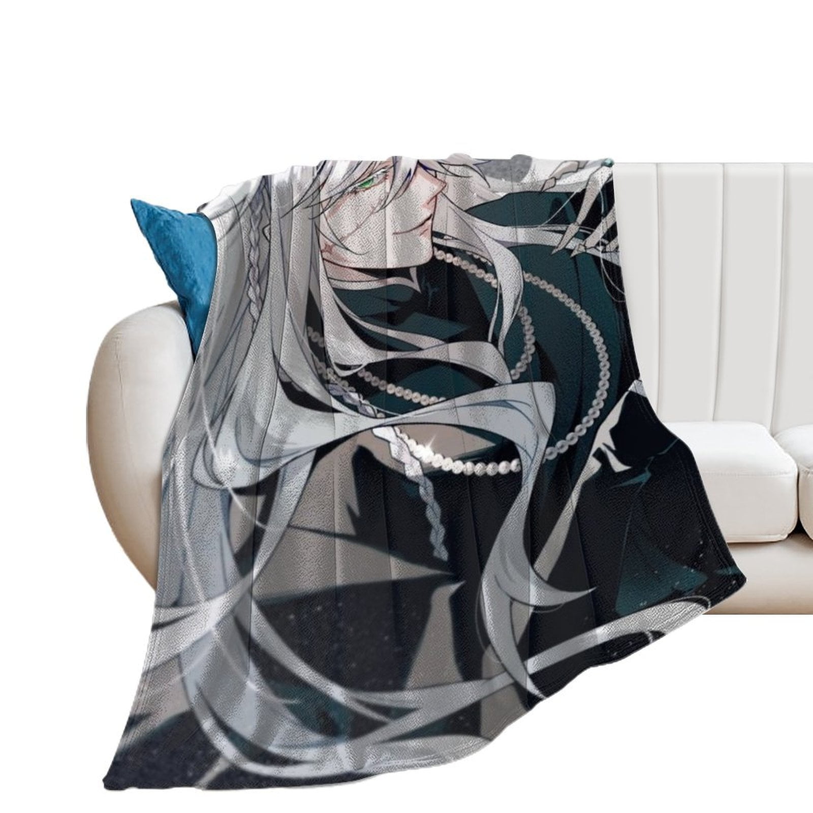 Black Butler Throw Blanket Flannel Anime for Girls Boys Men Women ...