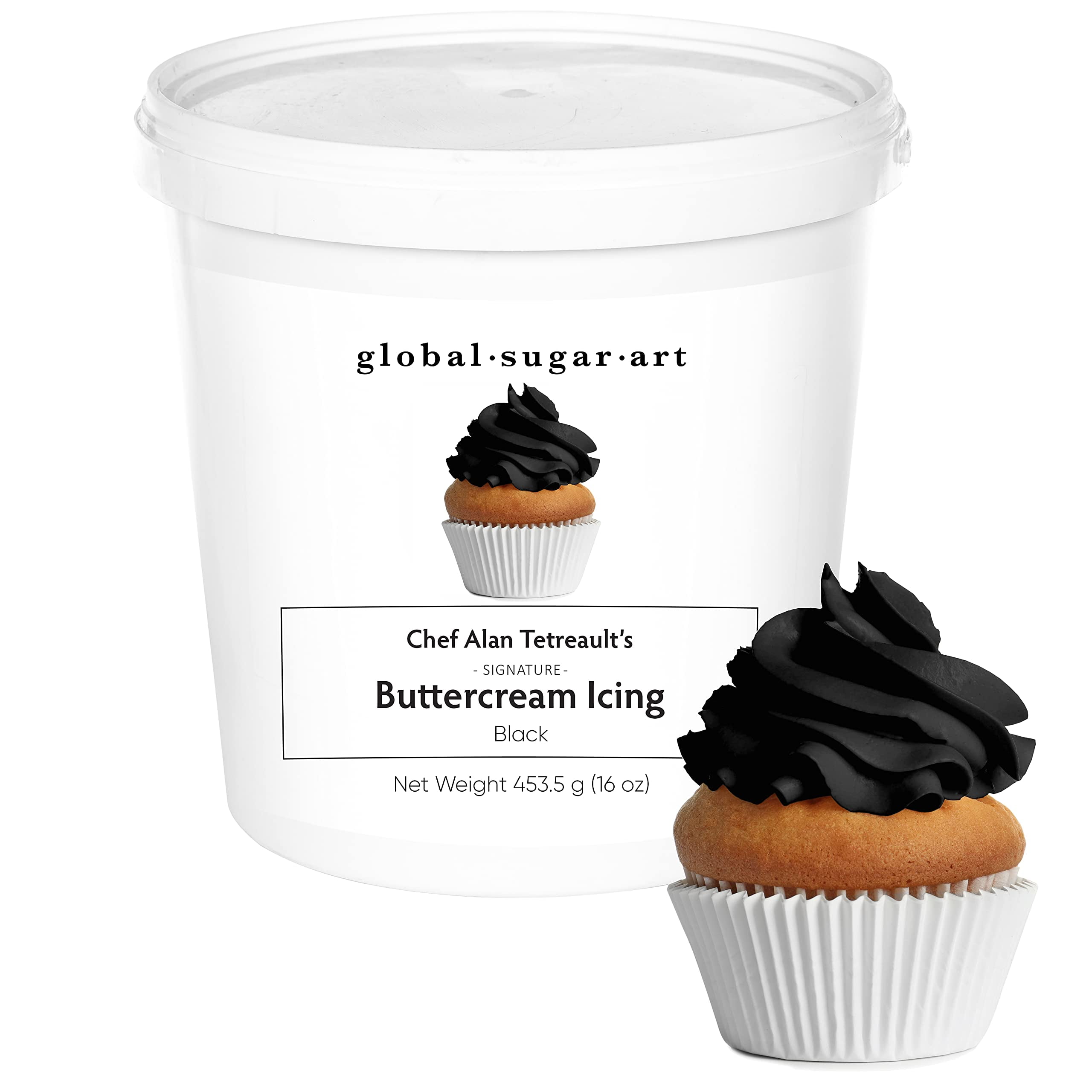 Black Buttercream Frosting for IEF31 Cake Decorating - Firm Icing for ...