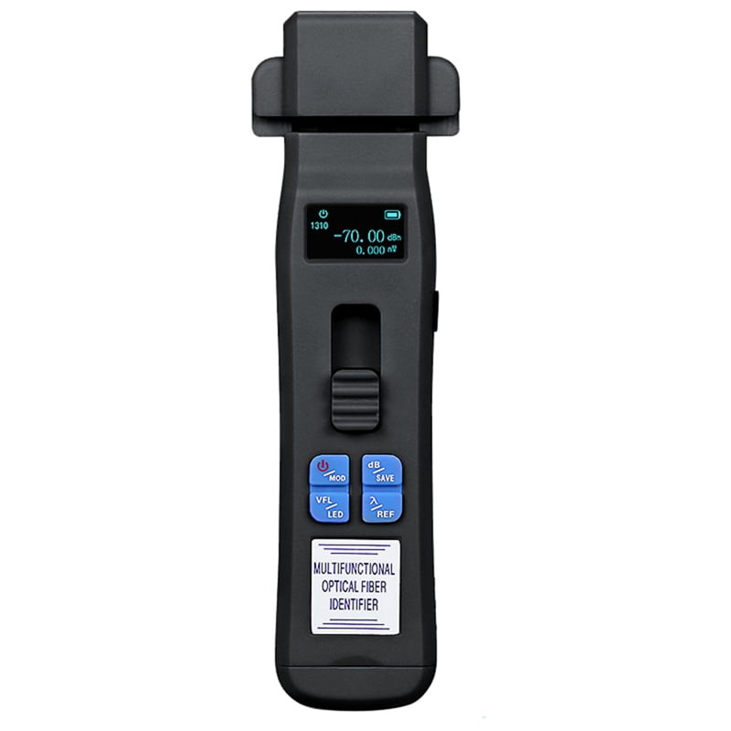 Black -C607 Rechargeable Optical Fiber Identifier + OPM + VFL + LED ...