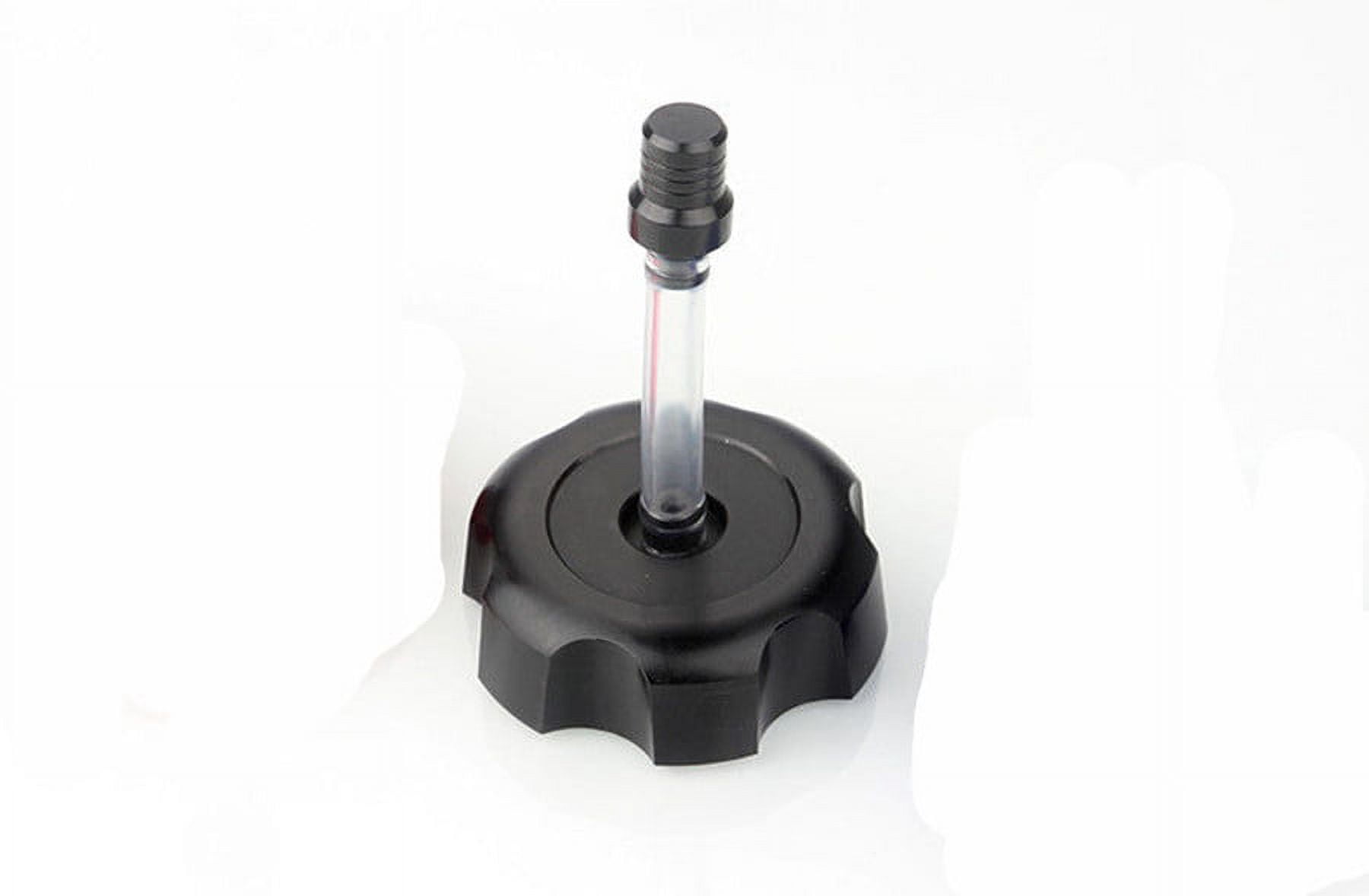 Black CNC 40mm Gas Fuel Tank Cap Cover Breather Stem for ATV 49cc 50cc ...