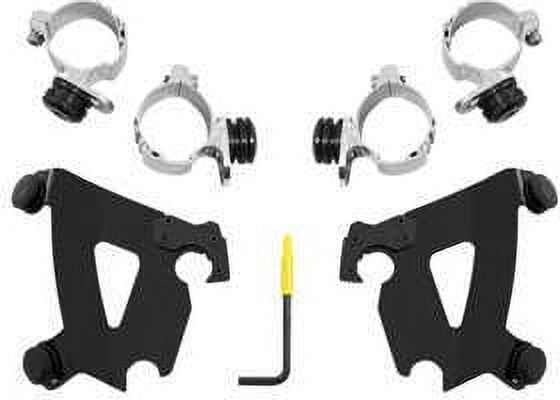 Black Cafe Fairing Trigger-Lock Mount Kit - Walmart.com