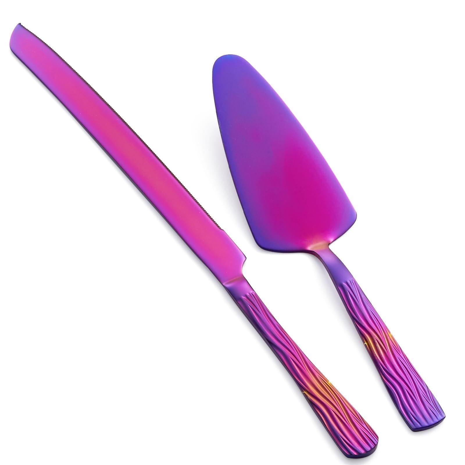 Black Cake Cutter Set, Stainless Steel Cake Cutting Utensils Include 13 ...