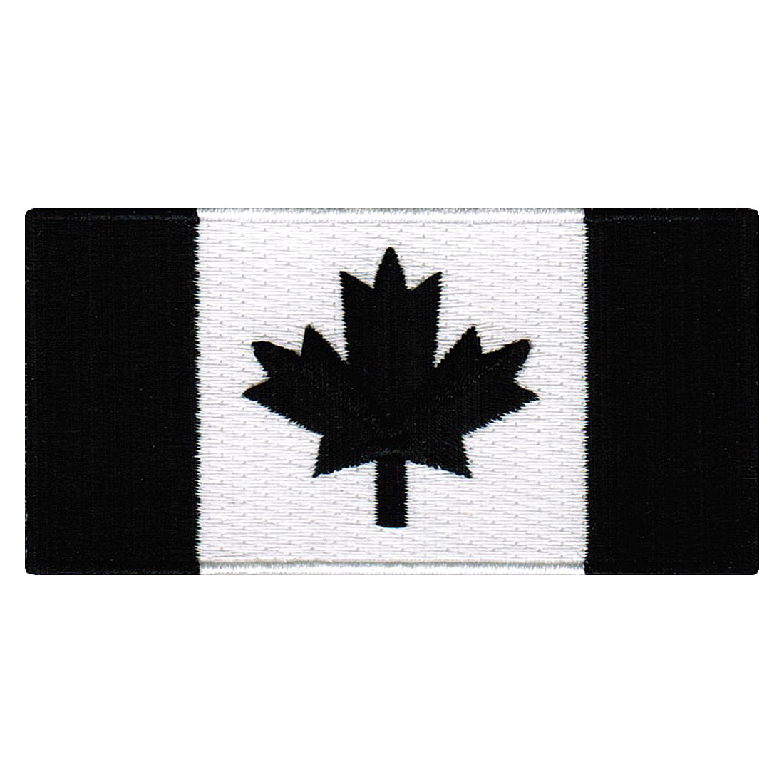 Black Canada Flag Embroidered Iron-on Patch - Walmart.com