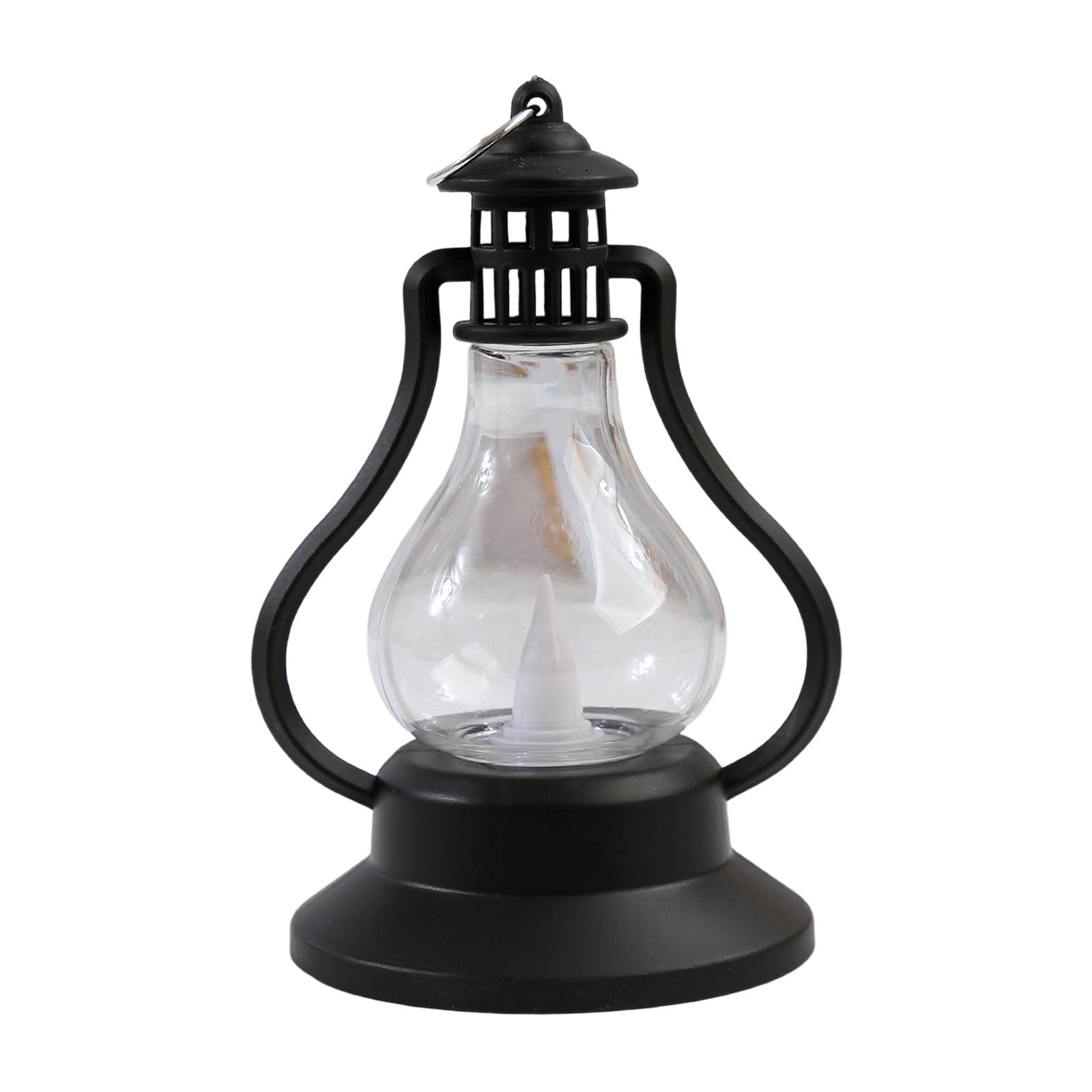 Black Candle Night Light With Electronic Flame For Holiday Ambiance ...