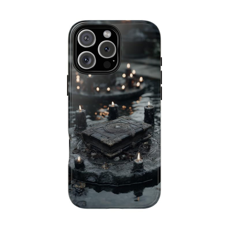 Black Candle Ritual with Ancient Dark Book Artistic Phone Case for 17 ...