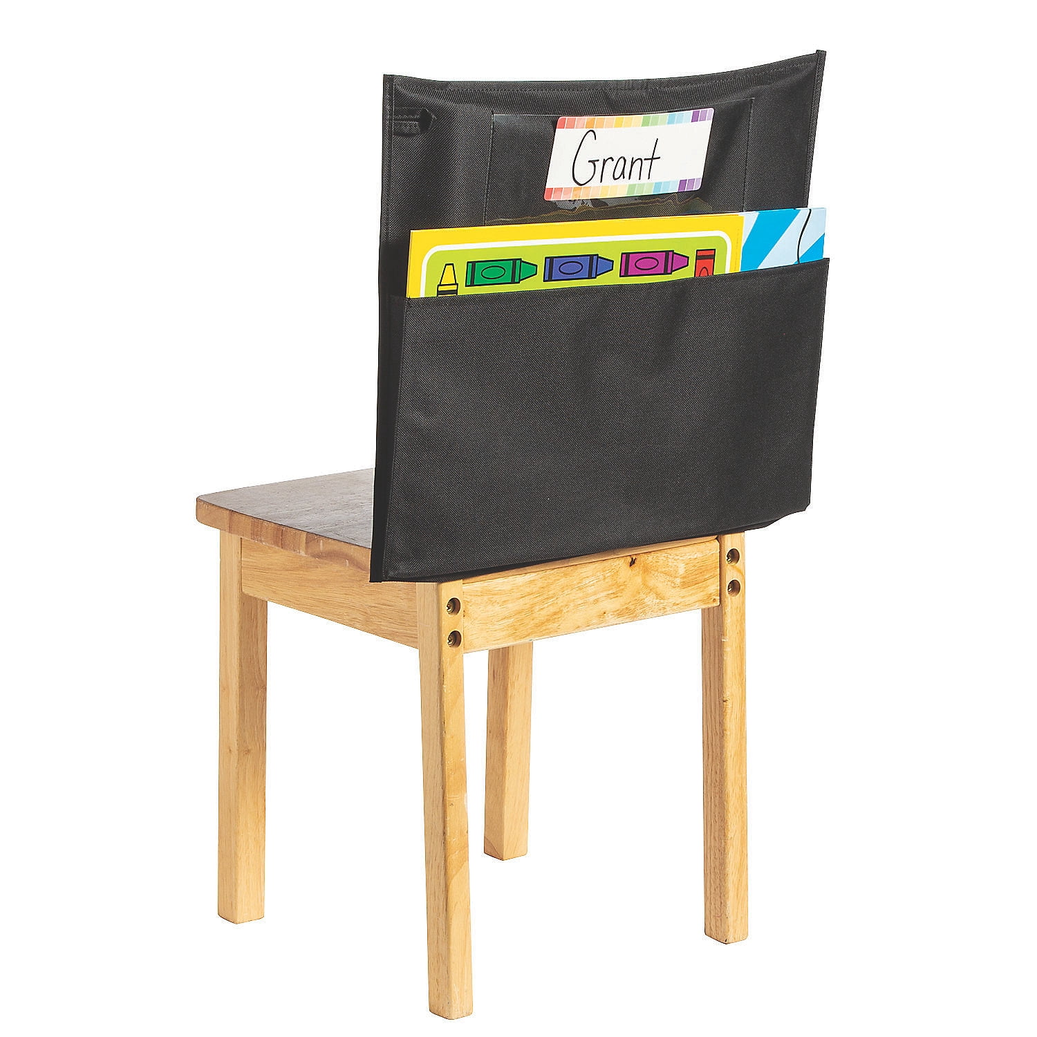 Black Canvas Classroom Organizer Chair Covers, Educational, Party ...