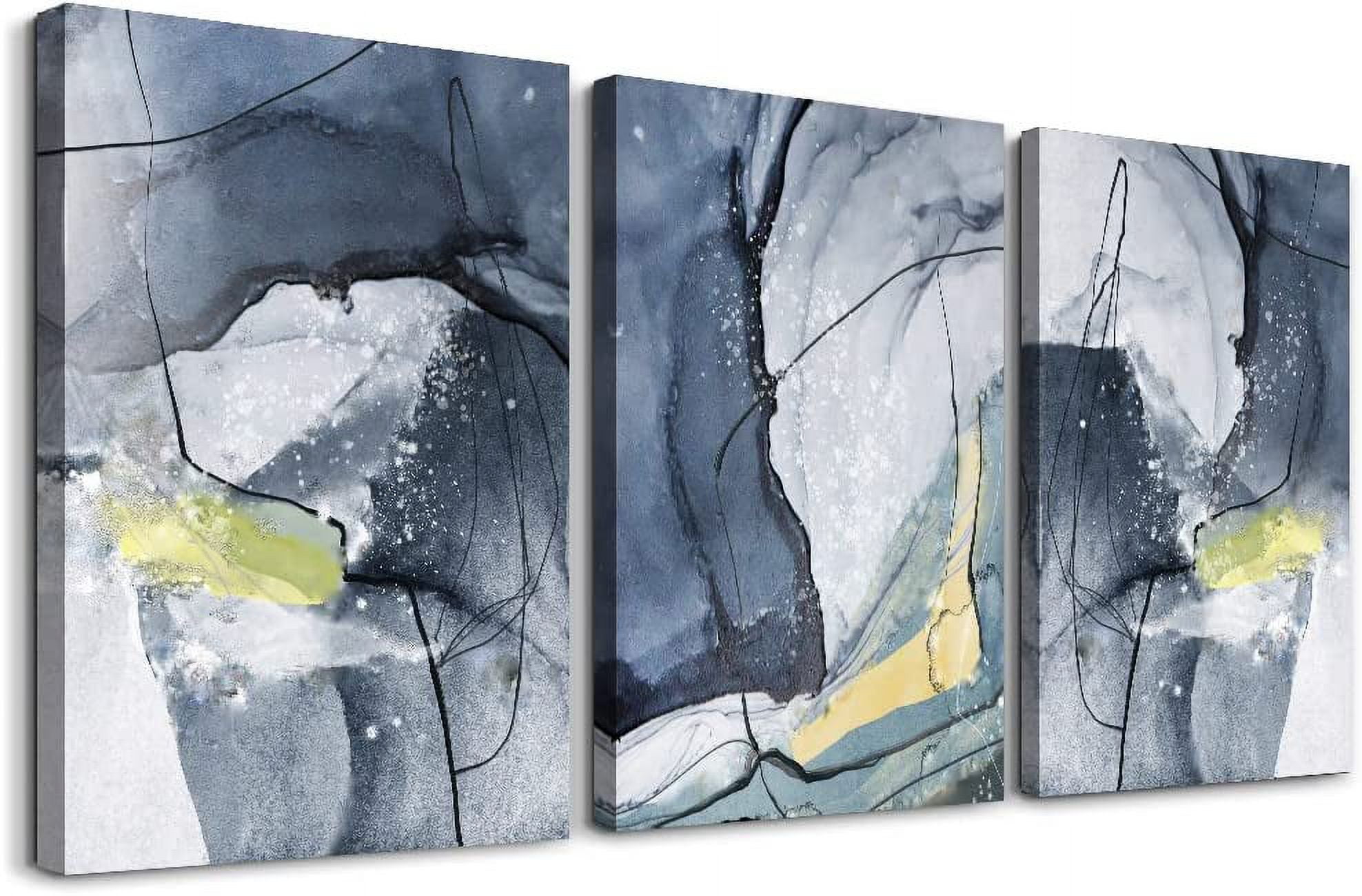 Black Canvas Wall Art For Bedroom Abstract Wall Decor For Living Room ...