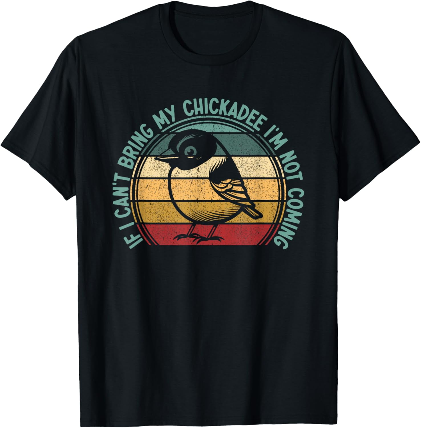 Black Capped Chickadee Lover Birding Birdwatcher Chickadee T-Shirt ...