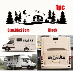 Camper Decals and Stickers for RVs and Vehicles in Various Styles