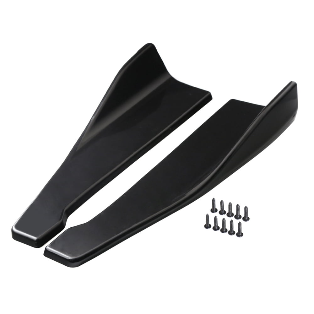 Black-Car Rear Bumper Trim Protector, Side Skirt Protection, Car Corner ...
