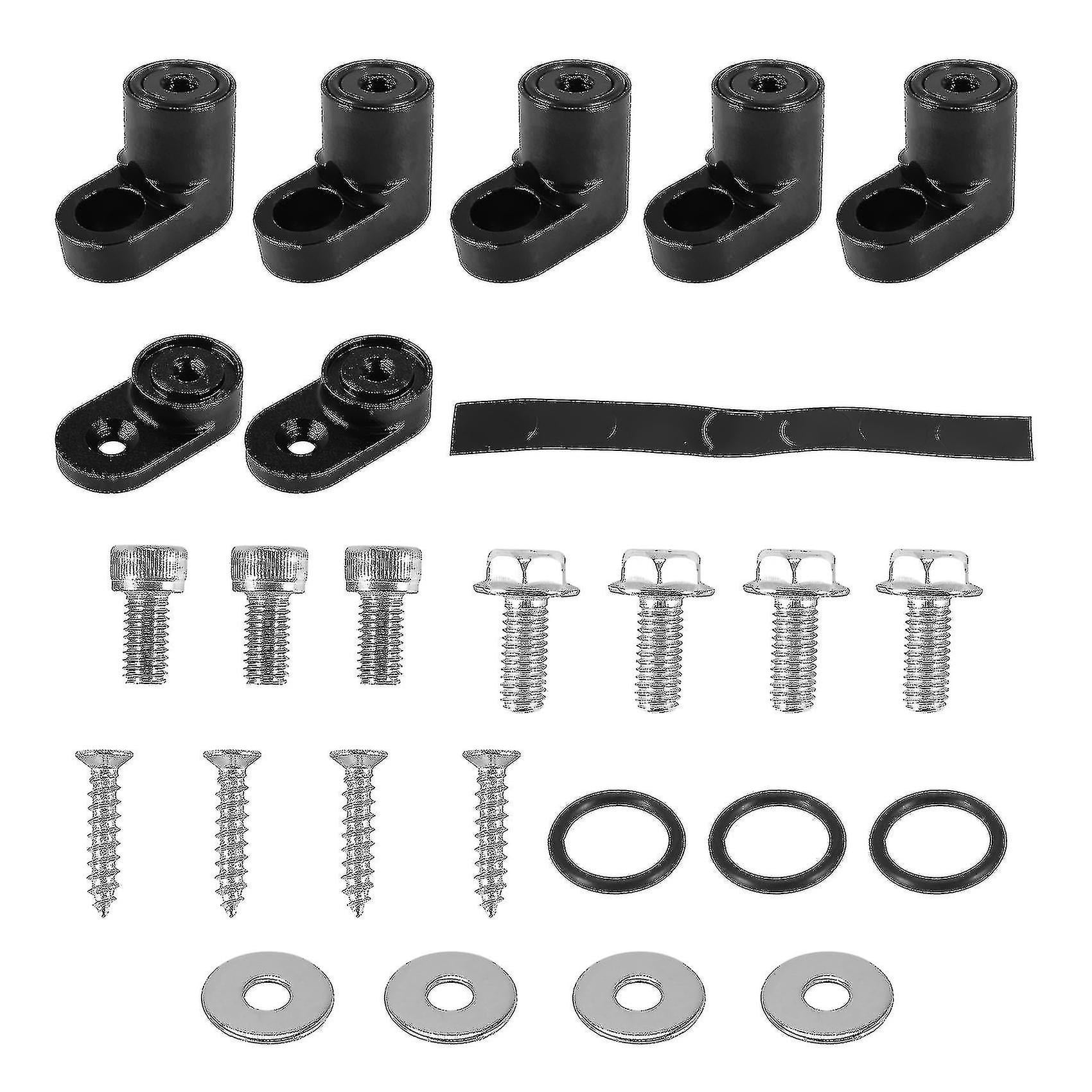 Black Car Rear Trunk Spoiler Wing Riser Lift Extension Kit For Ford ...