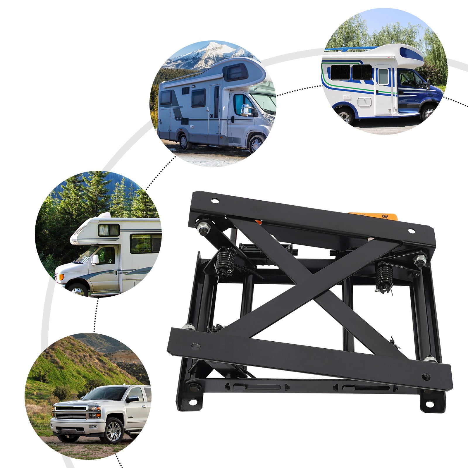 Black Car Seats Height Adjuster, Seat Lifting Base, Car Seat Lift Rack ...