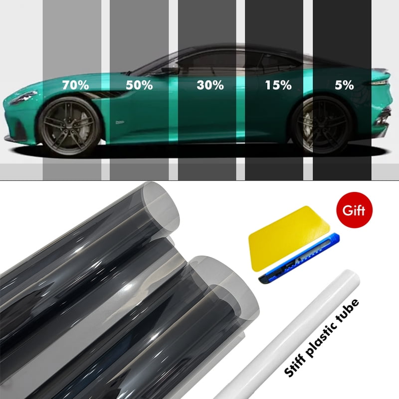 Black Car Window Foils Tint Film Auto Home Decorate Window Glass Film ...