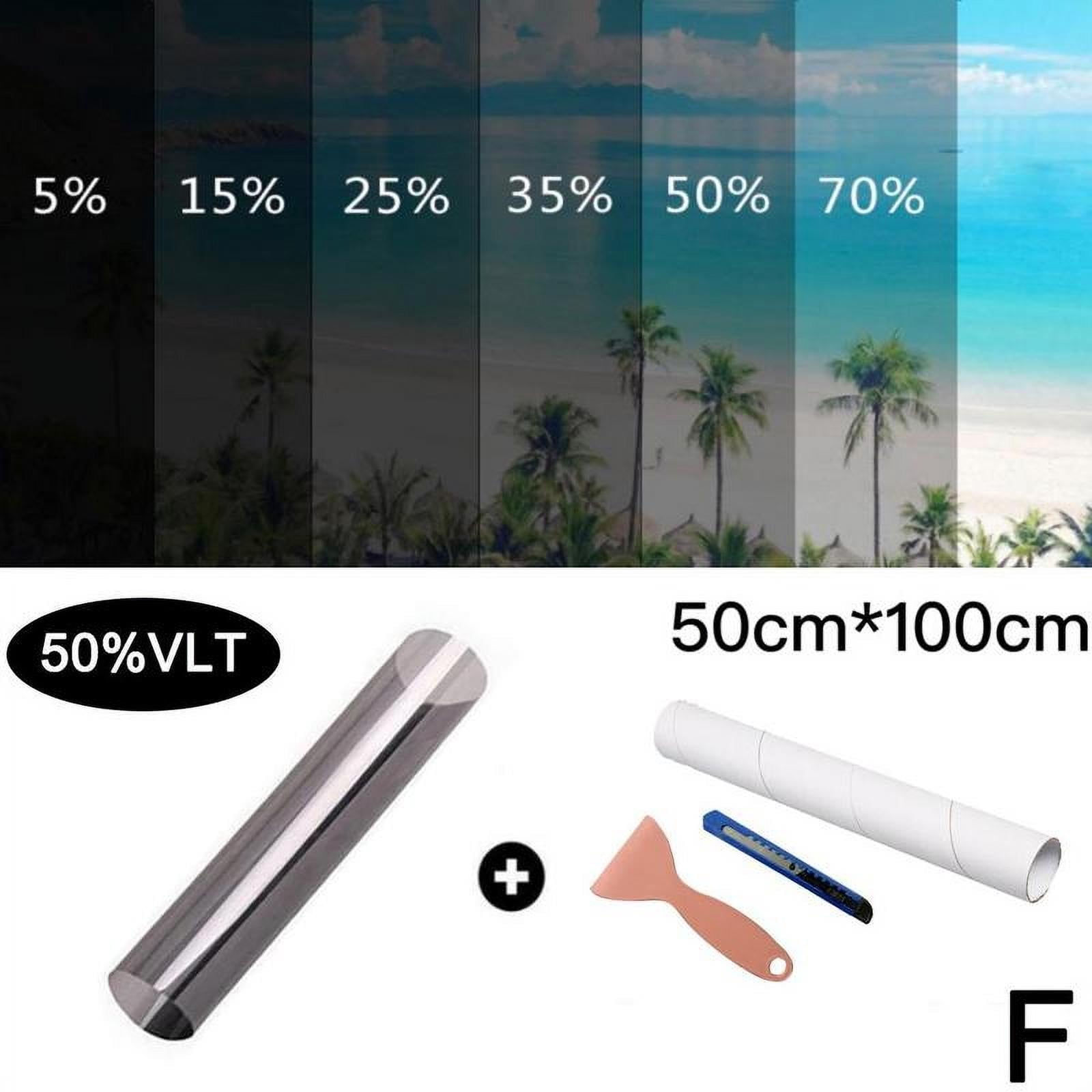 Black Car Window Tint Roll 0.5mx1m Film Tinting Proof Glass Sticker UV ...