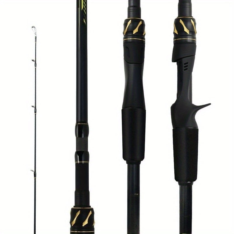 Black Carbon Fiber Fishing Rod - M Tone Long Casting Rod - Comfortable ...