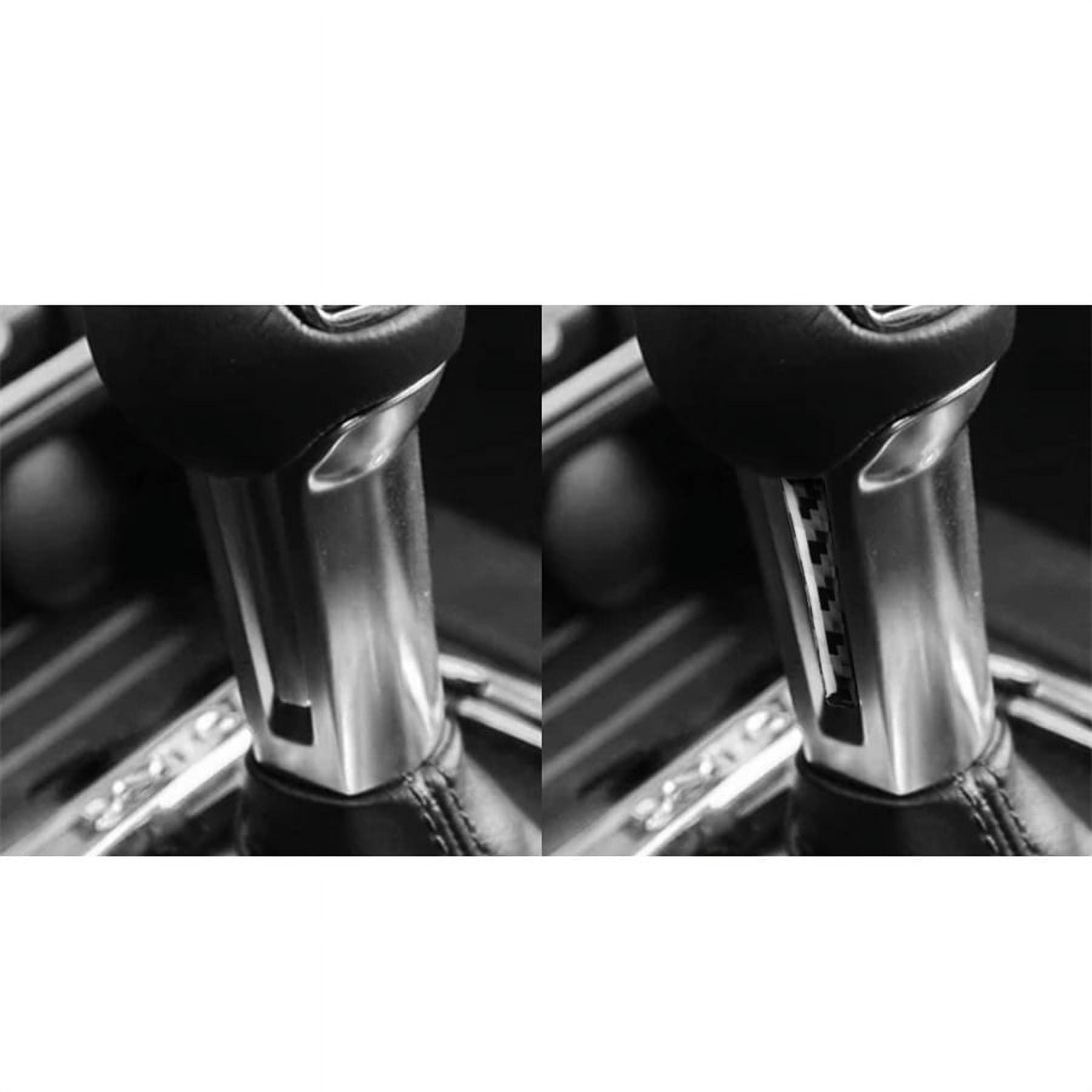 Black Carbon Fiber Handlebar Sticker For 2015-2020 Ford Mustang ...