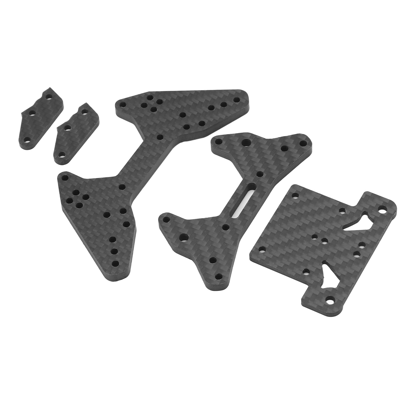 Black Carbon Fiber Lightweight Shock Tower Plates for ARRMA 1/7 Scale ...