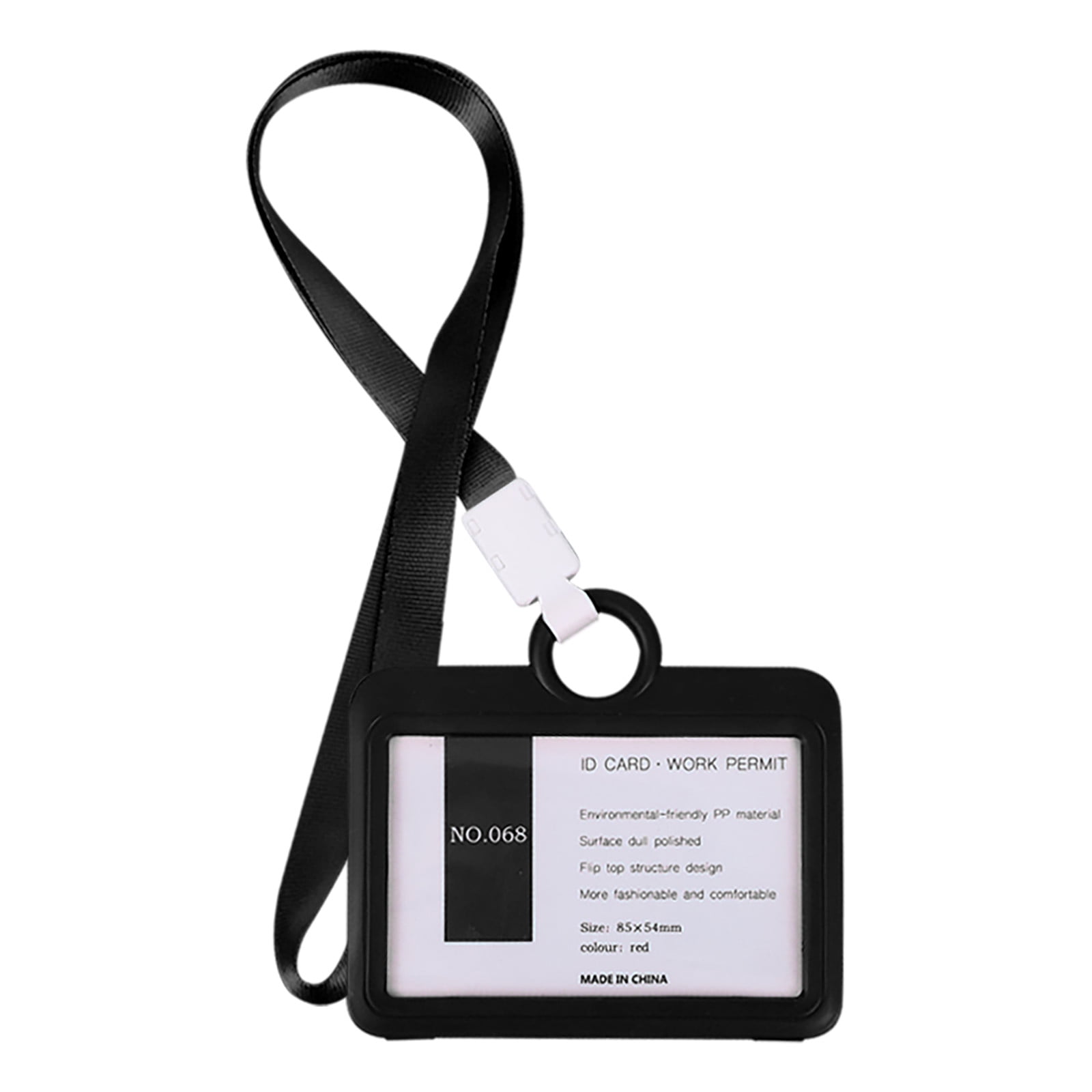 Black Card Holder + Rope 1Pcs, 1 Pcs Health Card Vaccine Card ...