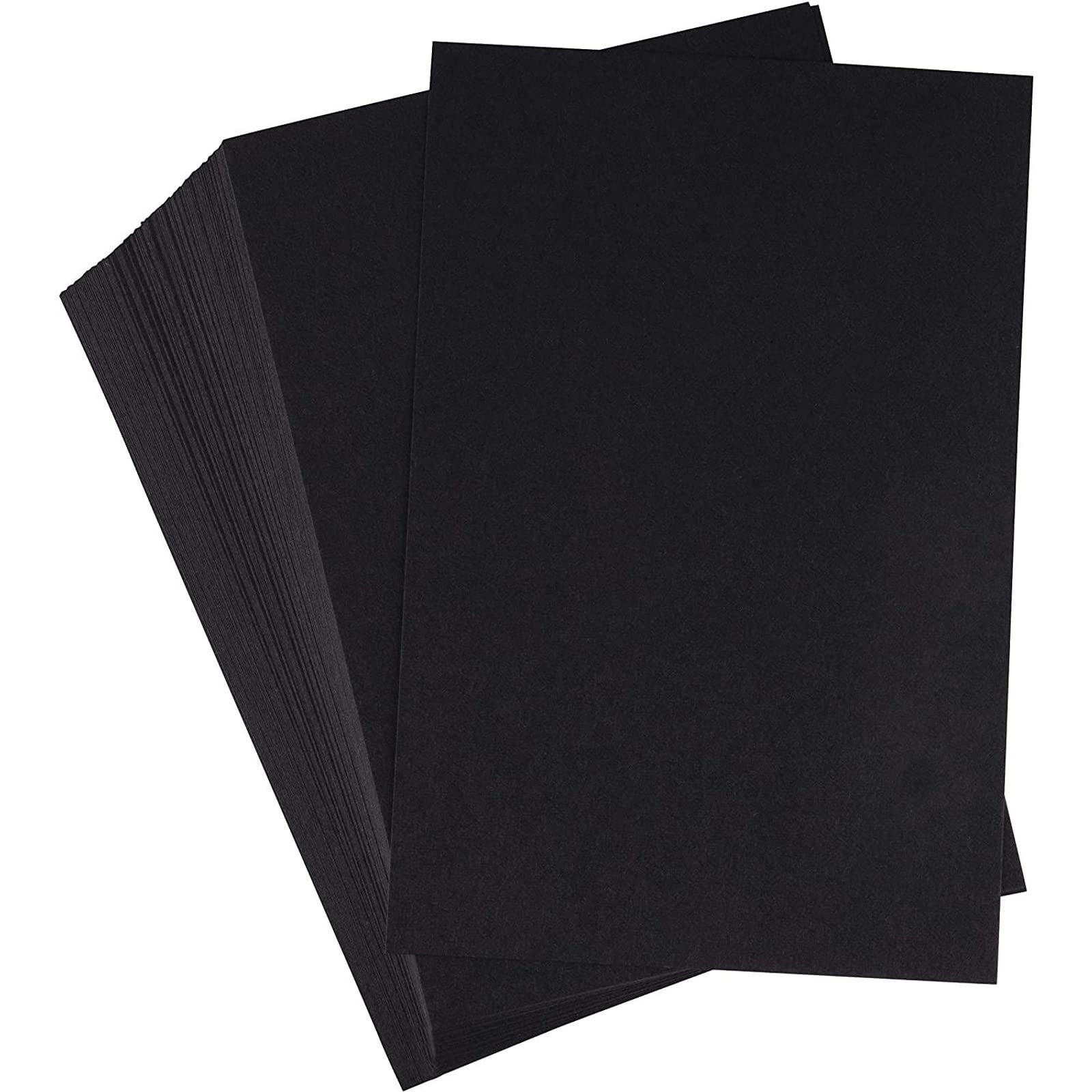 Black Cardstock - 200-Pack RRF12 4x6 Heavyweight Smooth Cardstock ...