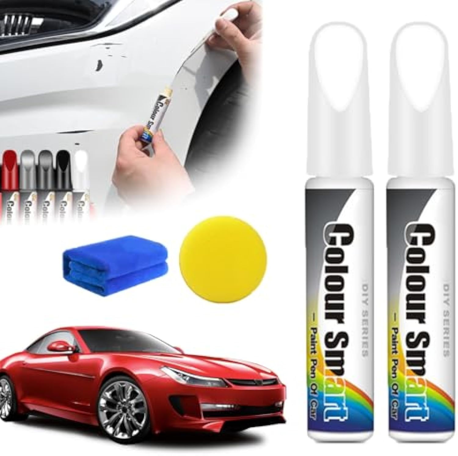 Black Cars Magic Pen for Car Scratches, Weatherproof Touch up Paint Pen ...