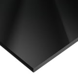 Black Cast Acrylic Acrylic Sheet 24" L x 12" W x 1/8" Thick - Walmart.com
