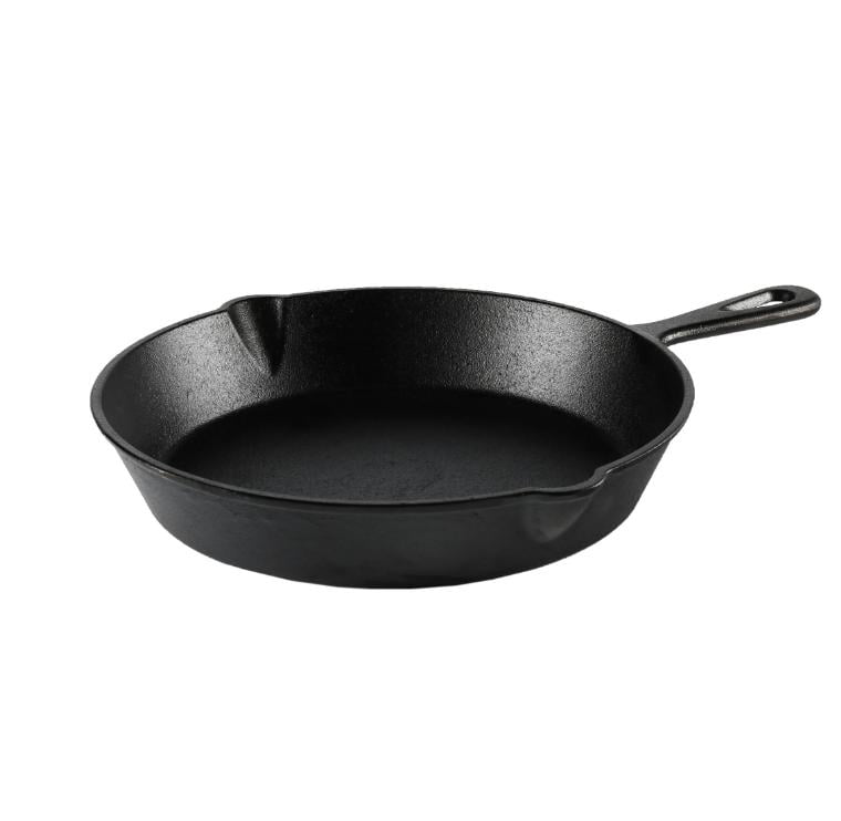Black Cast Iron Skillet with Handle - 10.5 inches - Cookware, Pans pan ...