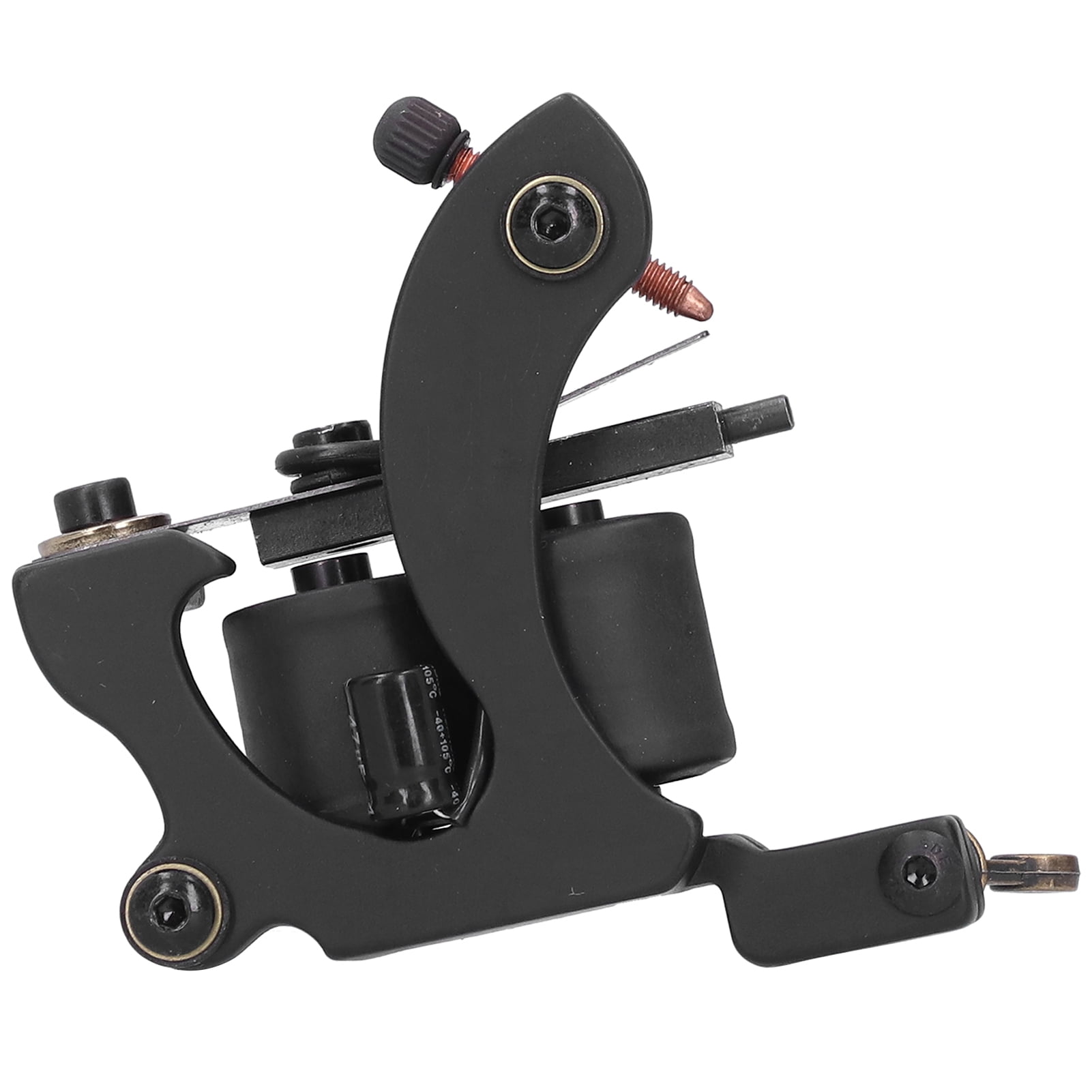 Black Casting Tattoo Machine Liner Shader Dual Coils Tattoo Machine ...