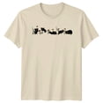 Black Cat And Flower Garden T-Shirt, Cute Feline Tee, Floral Cat -A All ...