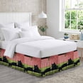 Black Cat Bed Skirt King Size 16 Inch Drop, Boho Lack Animal Cocktail ...