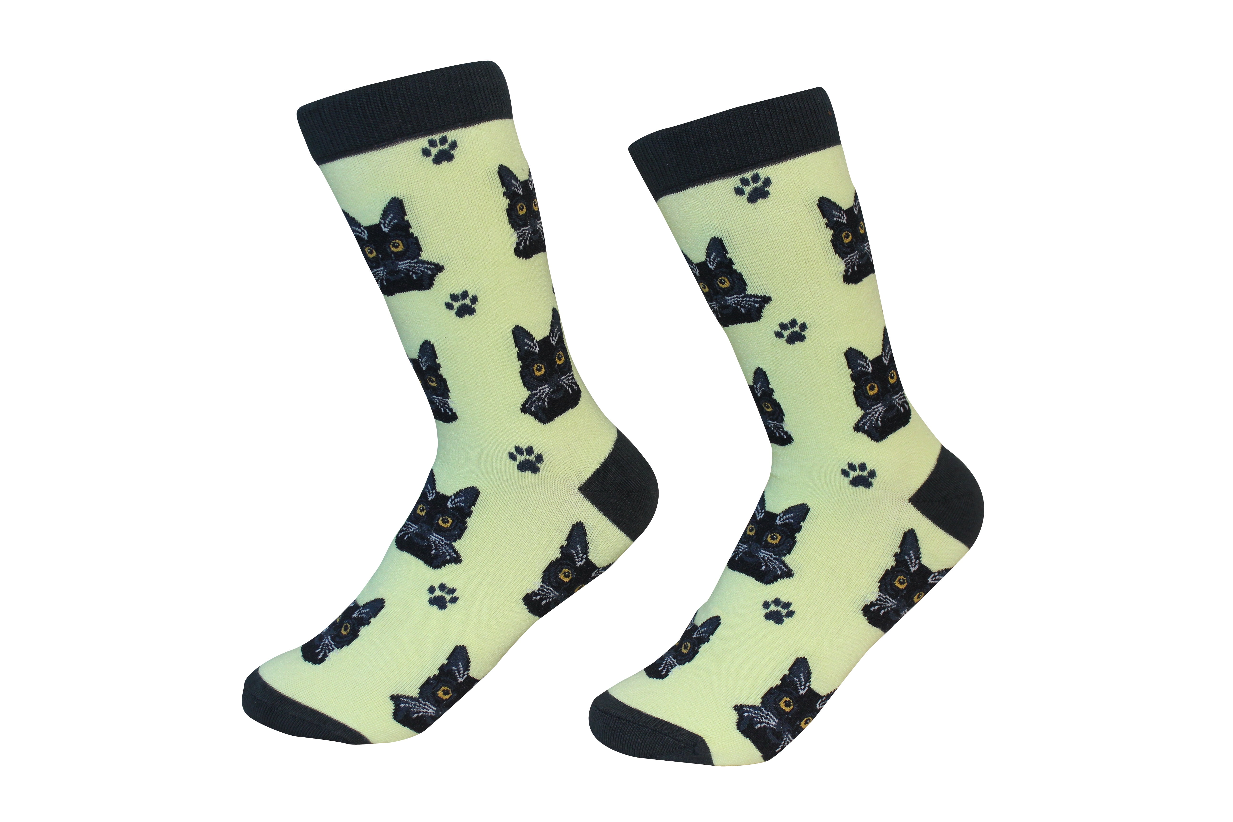 Black Cat Breed Socks Unisex Sock Daddy by E&S Pets - Walmart.com