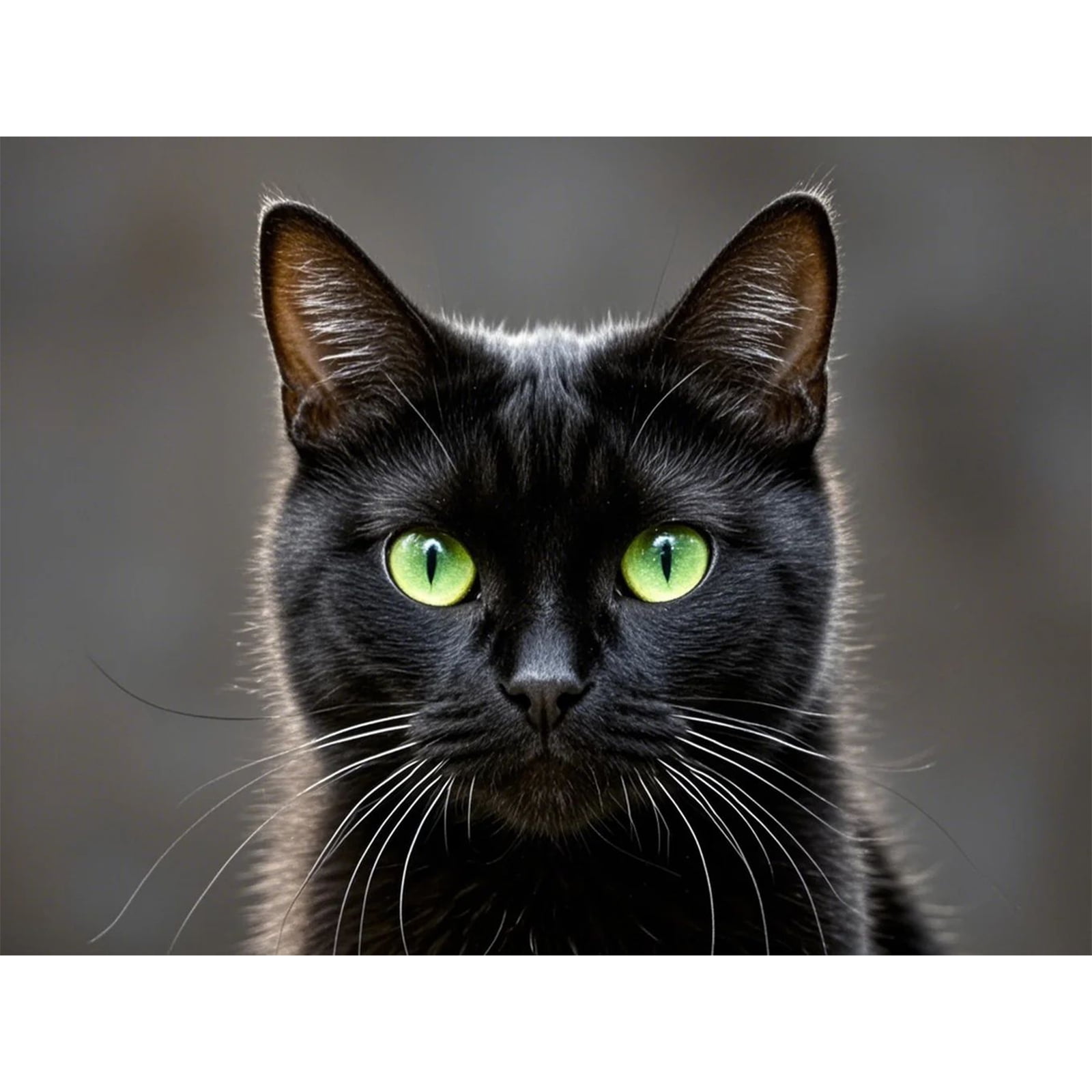 Black Cat Canvas Wall Art Framed Canvas Poster Paintings Prints Wall ...