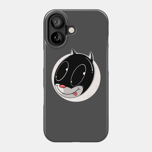 Black Cat Creepy Cute Retro creepy Kitty Tough Case for iPhone 11-17 ...