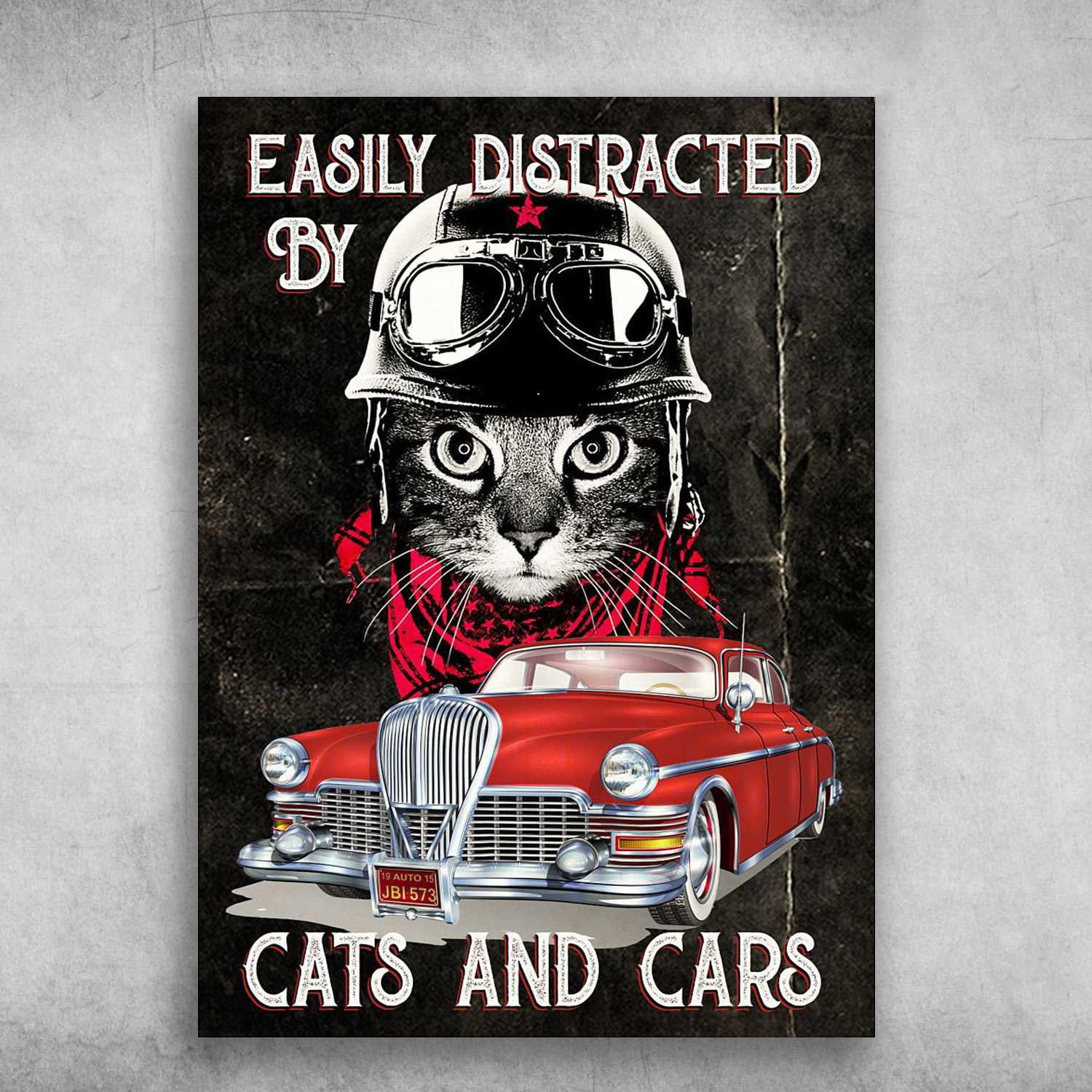 Black Cat Driving - Easily Distracted By, Cats And Cars, Racing Cat 16 ...