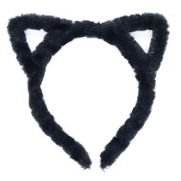 12pcs Black Cat Ears Headband Cute ABS Plastic Girls Head Band for ...