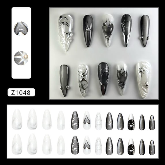 Black Cat Eye 3D European and American Liquid Metal Niche Dark Gothic ...