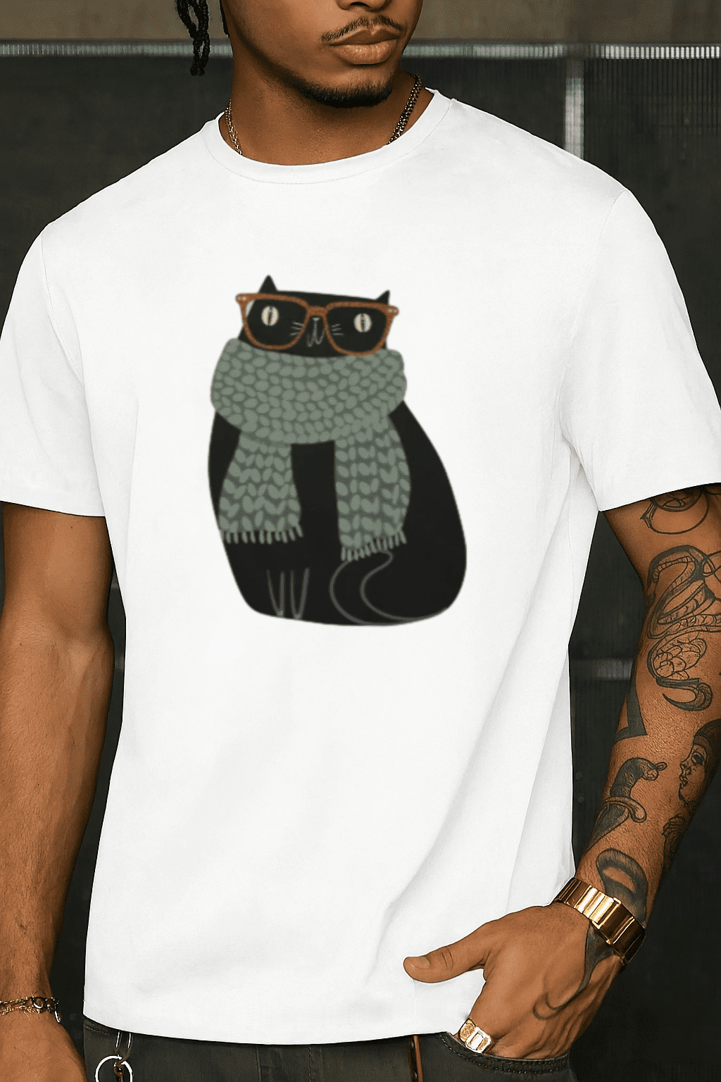 Black Cat Fall Fashion Cute Autumn Halloween Art Classic Unisex T-Shirt ...