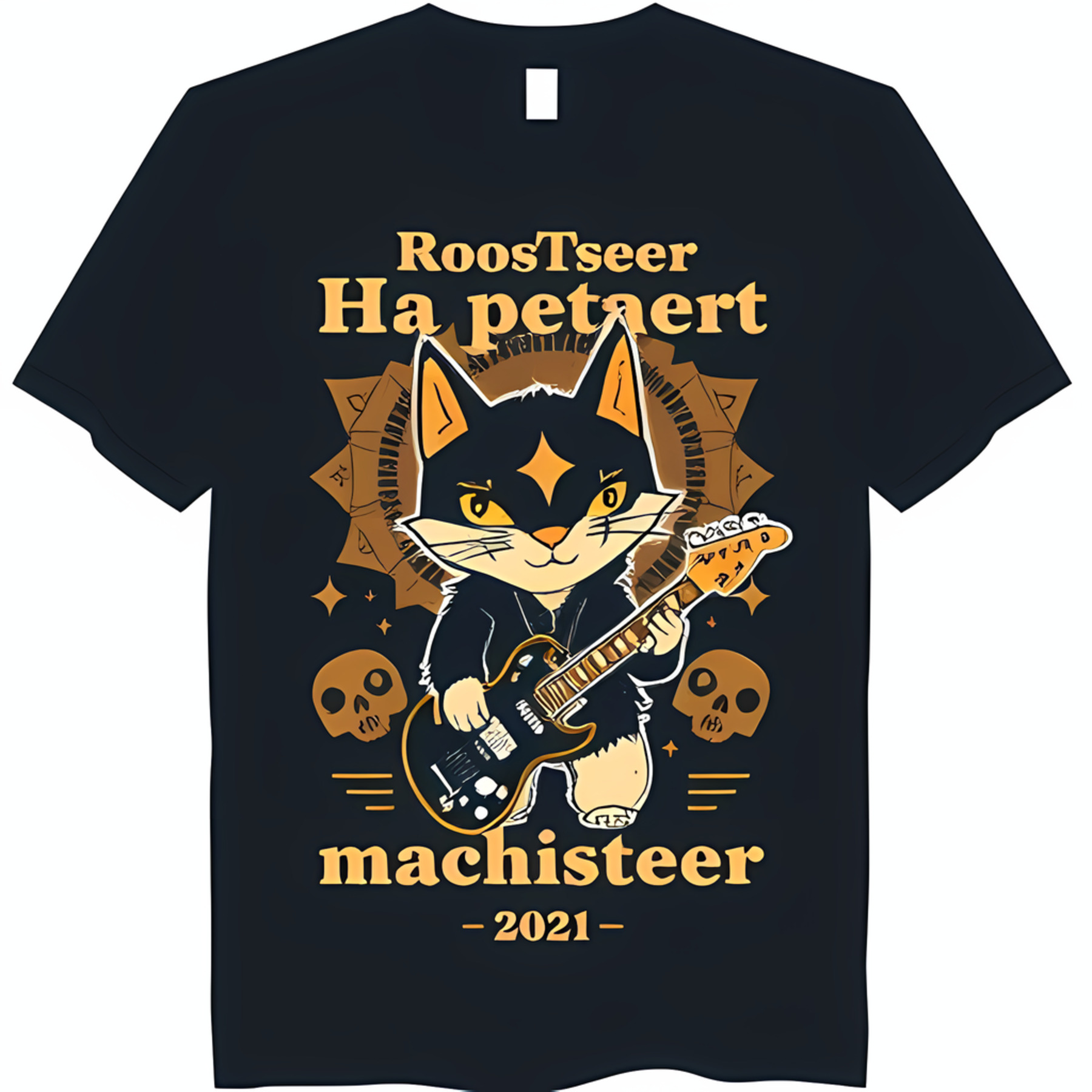 Black Cat Graphic Tee & Design 2021 - Walmart.com