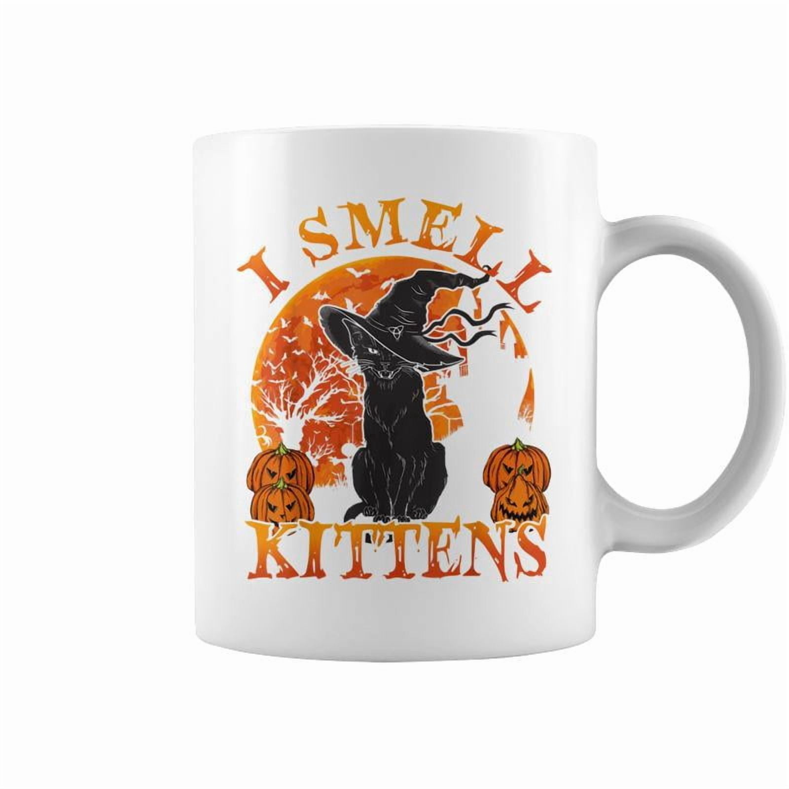Black Cat Halloween I Smell Kittens Women Men Kids Coffee M - Walmart.com