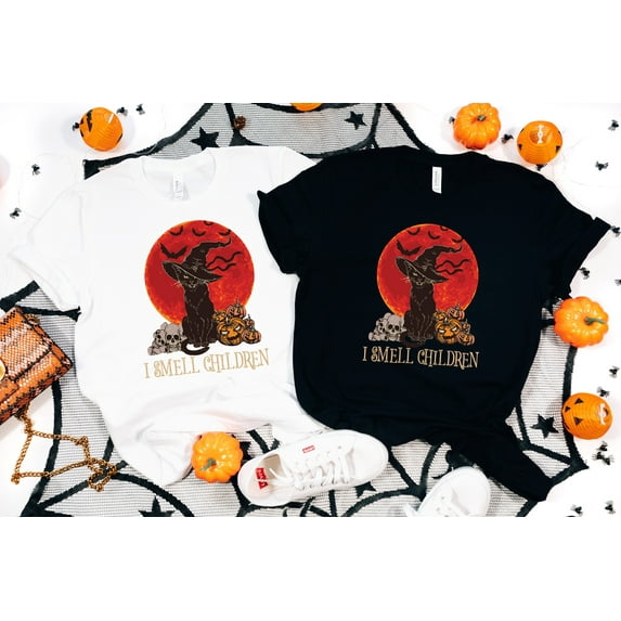 Black Cat Halloween Shirt I Smell Children Shirt Hocus Pocus Shirt ...