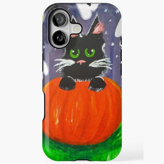 Black Cat Holiday Classic iPhone 17 11 12 13 14 15 16 Pro Max Case ...