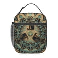 Black Cat Lunch Bag Mystic Cat Design Insulated Leakproof Thermal Lunch ...
