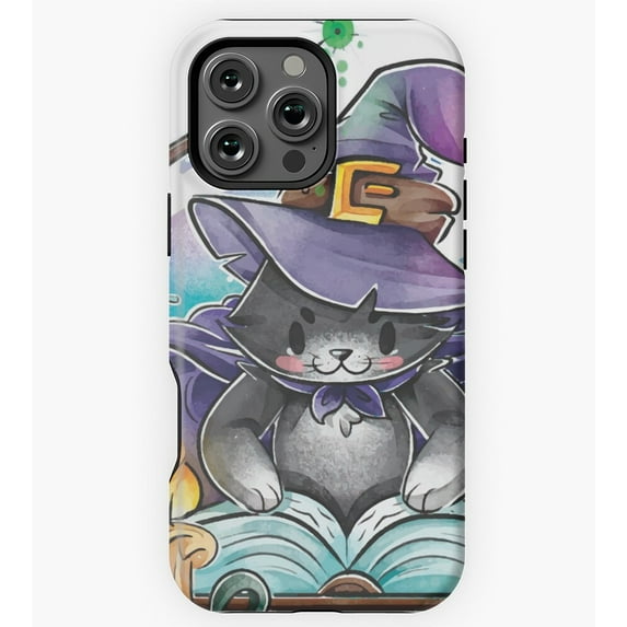 Black Cat Magic GA7490 Phone Case for iPhone 11 to 17 Pro Max - Walmart.com