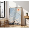 Black Cat Mountain Flying Birds Dreamy Sky Landscape Hopeful Cat ...