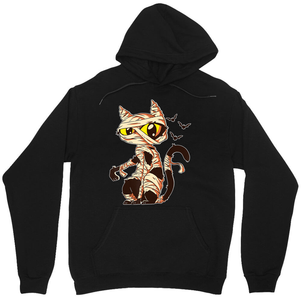 Black Cat Mummy & Bats Halloween Cat Costume Graphic Gift For All Ages ...