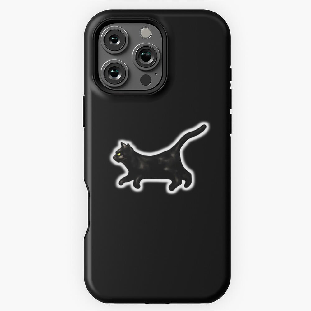 Black Cat Phone Case for iPhone 16 15 14 13 12 11 Pro Max M5909082 ...