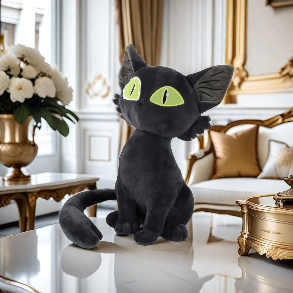 Black Cat Plush - Cat Stuffed Animals - Japanese Anime Plush Black Cat ...